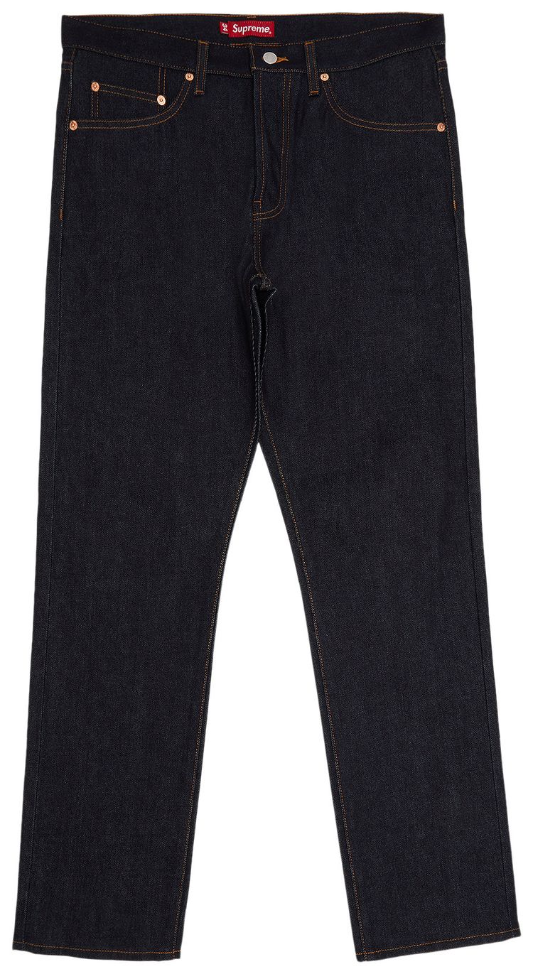 Buy Supreme Rigid Slim Selvedge Jean 'Rigid Indigo' - FW23P30 RIGID ...