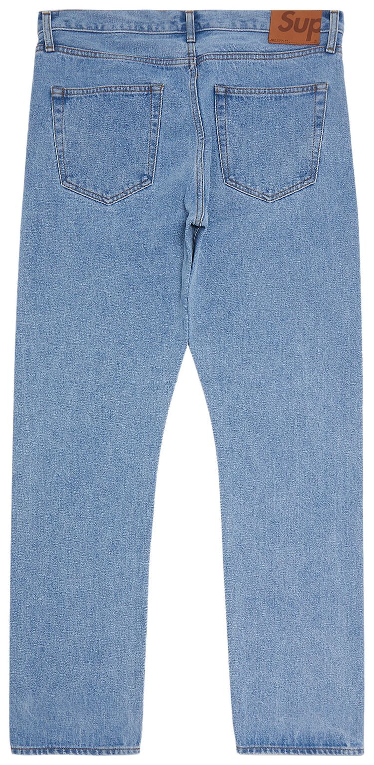 Buy Supreme Stone Washed Slim Selvedge Jean 'Stone Washed Indigo ...