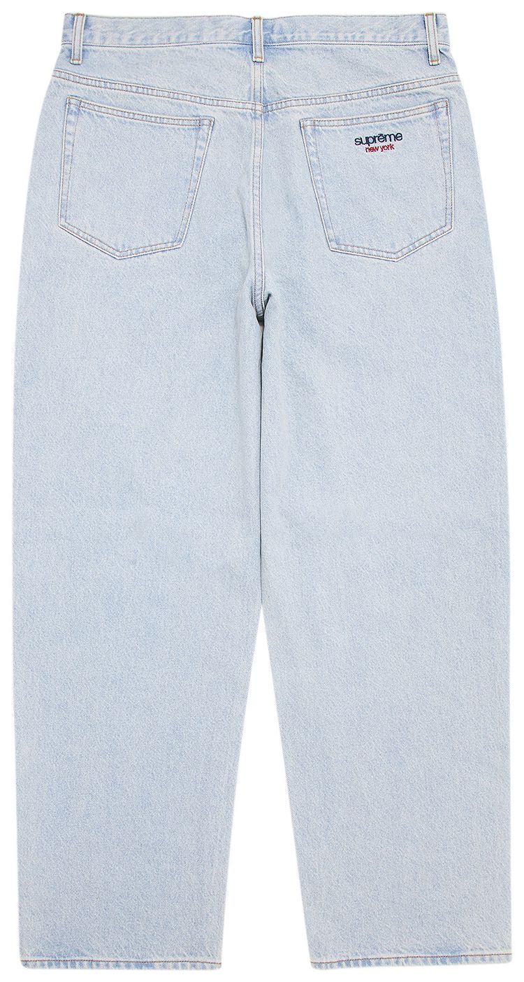 Buy Supreme Baggy Jean 'Washed Indigo' - SS24P27 WASHED INDIGO | GOAT