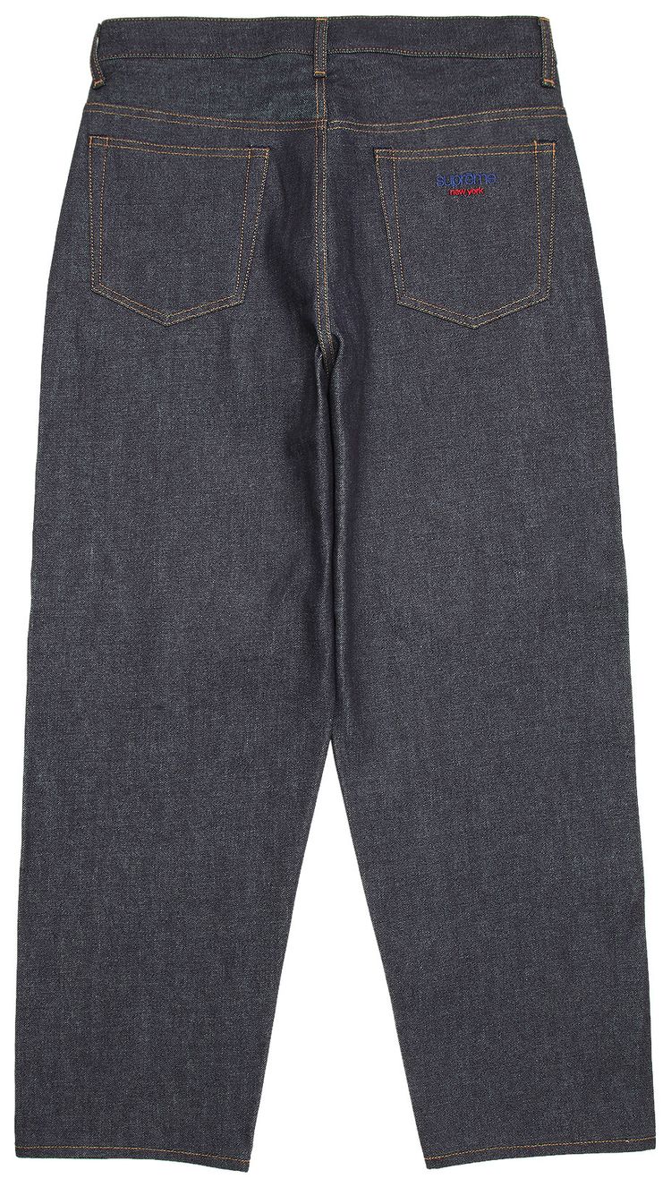 Buy Supreme Rigid Baggy Selvedge Jean 'Rigid Indigo' - SS24P26 RIGID ...