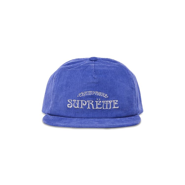 Buy Supreme Champagne Corduroy 5-Panel 'Blue' - SS24H66 BLUE | GOAT