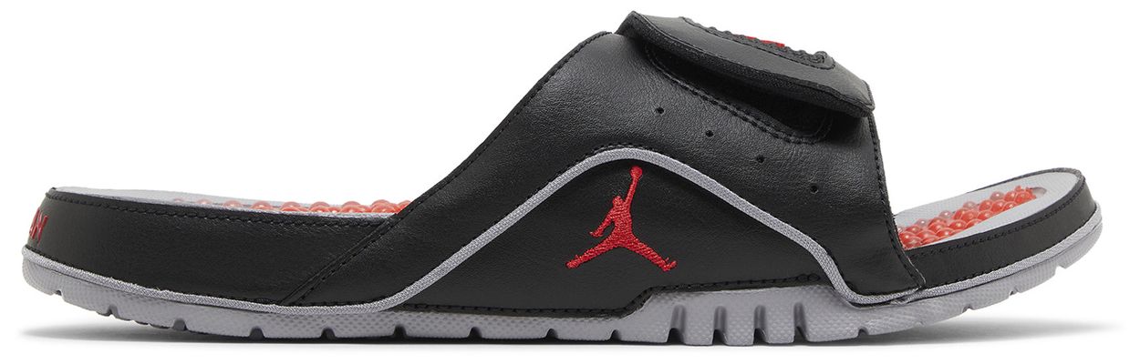 Buy Air Jordan Hydro 4 Retro Slide 'Black Cement' - 532225 060 | GOAT