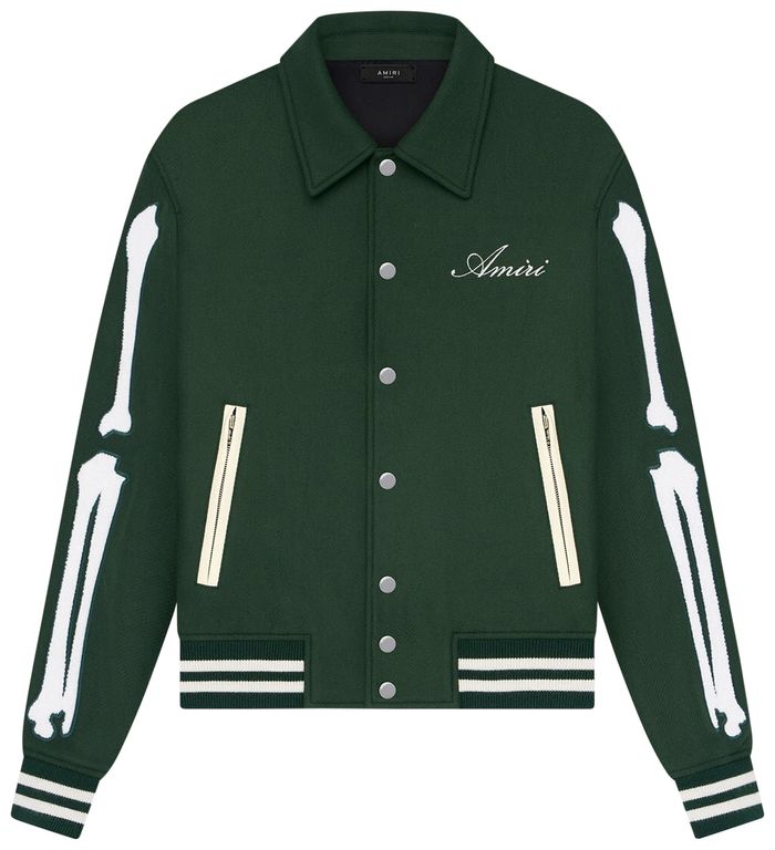 Buy Amiri Bones Jacket 'Rain Forest' - PS24MOS063 428 RAIN | GOAT