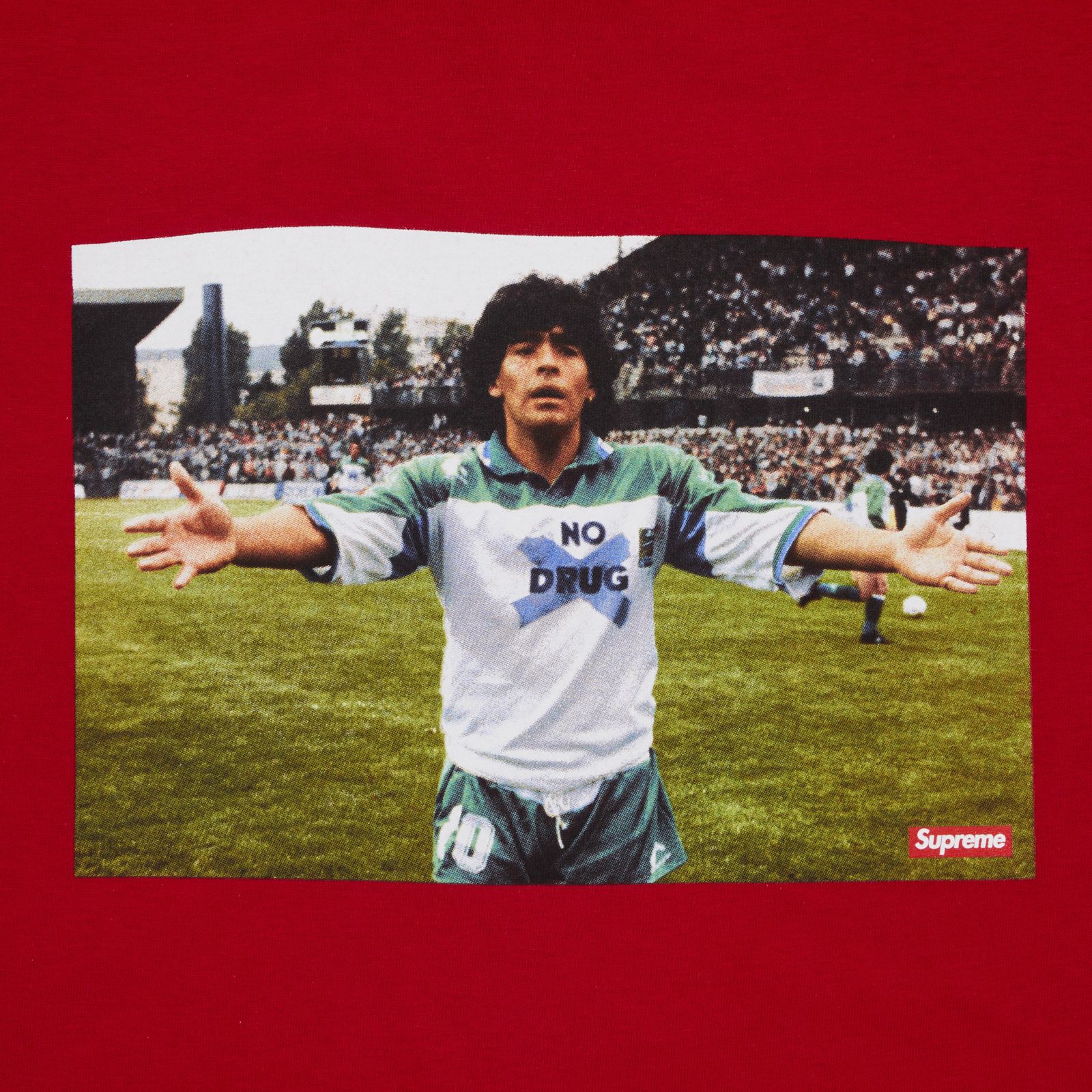 Buy Supreme Maradona Tee 'Red' - SS24T31 RED | GOAT