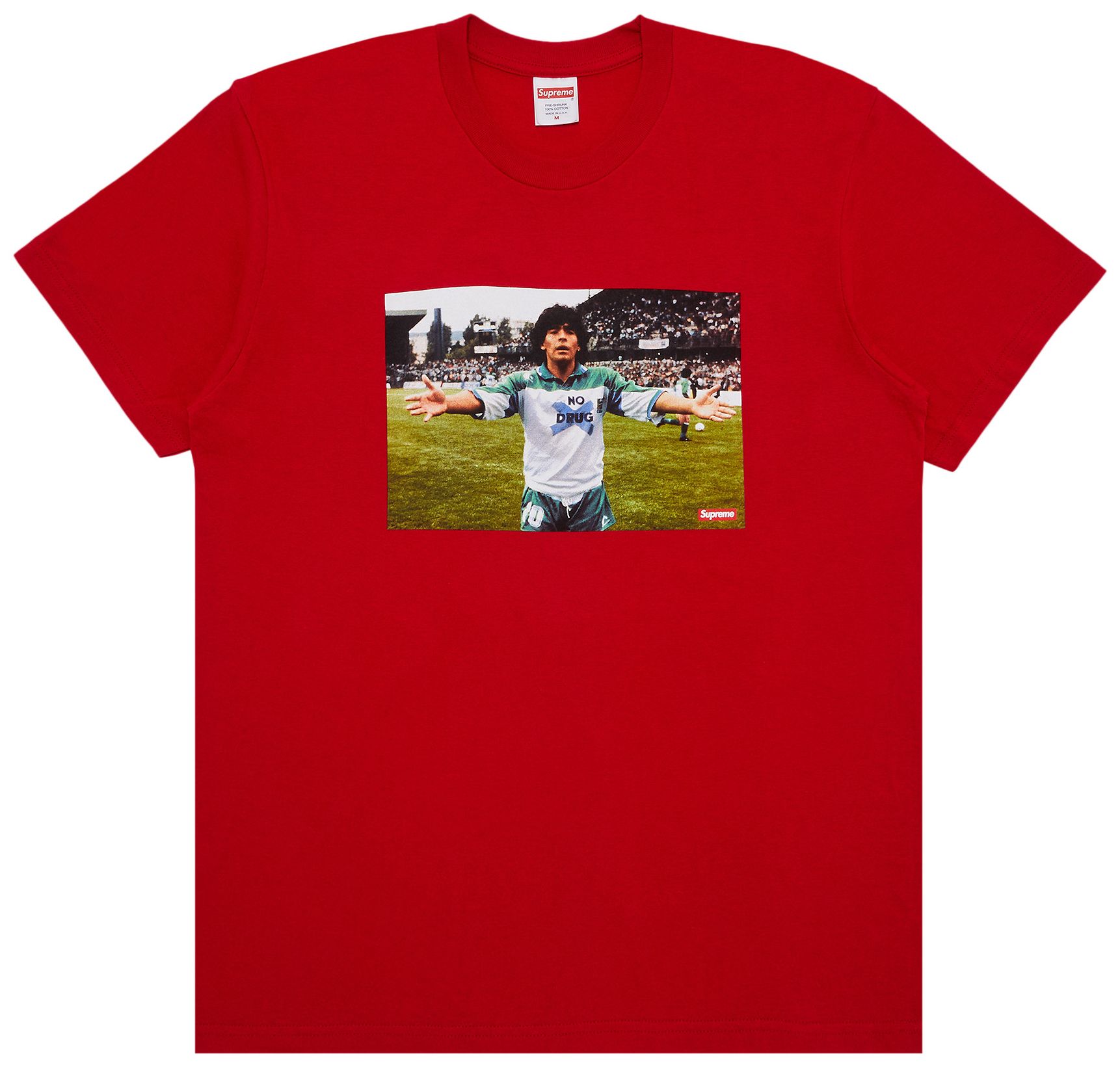 Buy Supreme Maradona Tee 'Red' - SS24T31 RED | GOAT