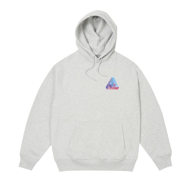 Buy Palace 3P Fade Hood 'Grey Marl' - P26CS023 | GOAT