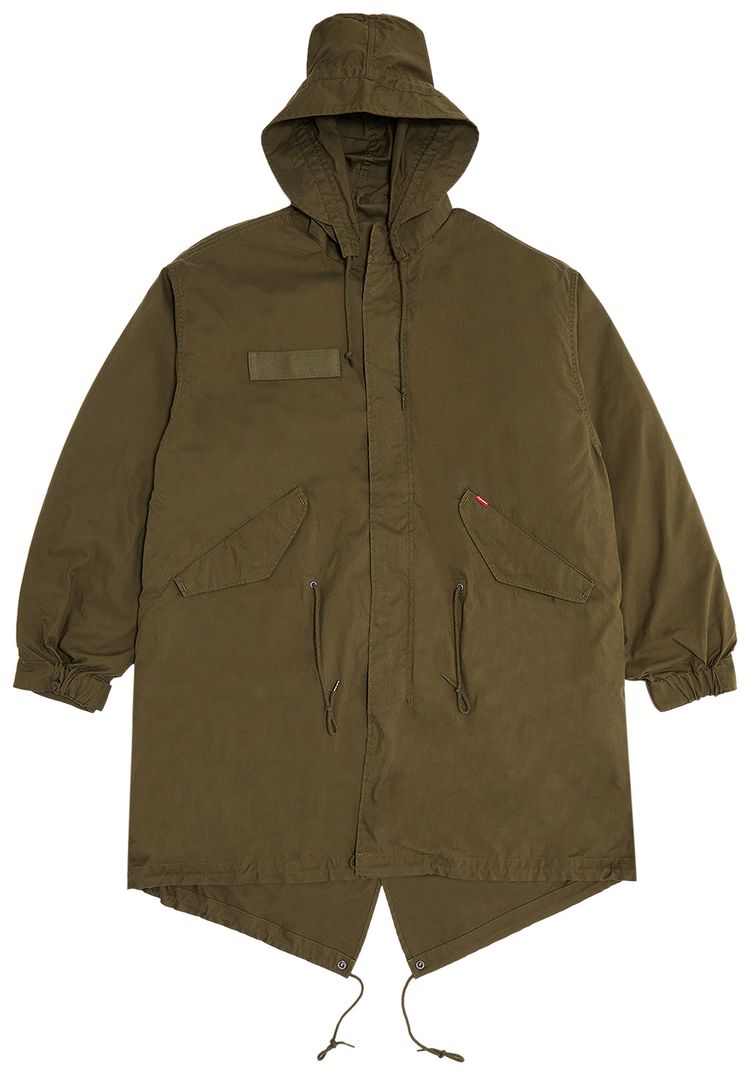 Buy Supreme Futura Fishtail Parka 'Olive' - SS24J57 OLIVE | GOAT