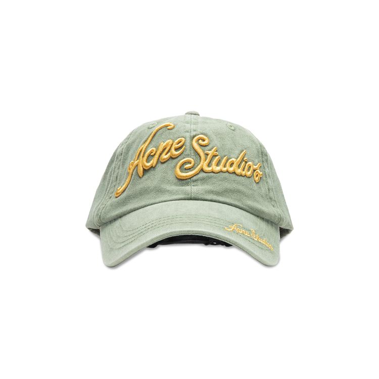 Buy Acne Studios Logo Cap 'Sage Green' - C40326 GOAT SAGE | GOAT
