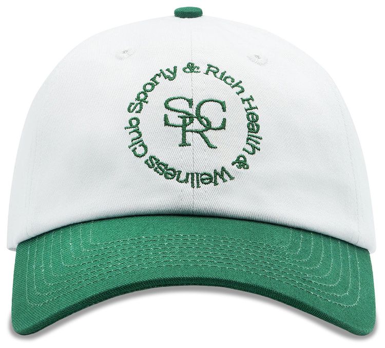 Buy Sporty & Rich SRHWC Hat 'White/Forest Green' - ACAW2314WH WHIT | GOAT