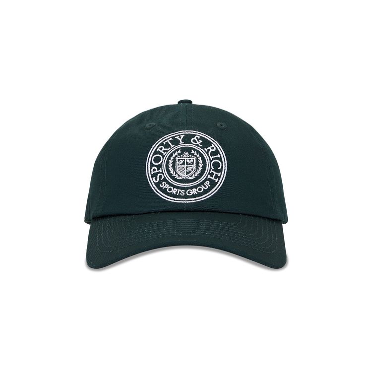 Buy Sporty & Rich Connecticut Crest Hat 'Forest/White' - ACAW2333F0 ...