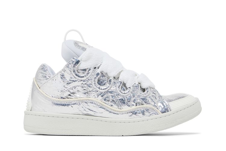 Buy Lanvin Curb Sneaker 'Metallic Effect - Silver' - FM SKRK11 META ...