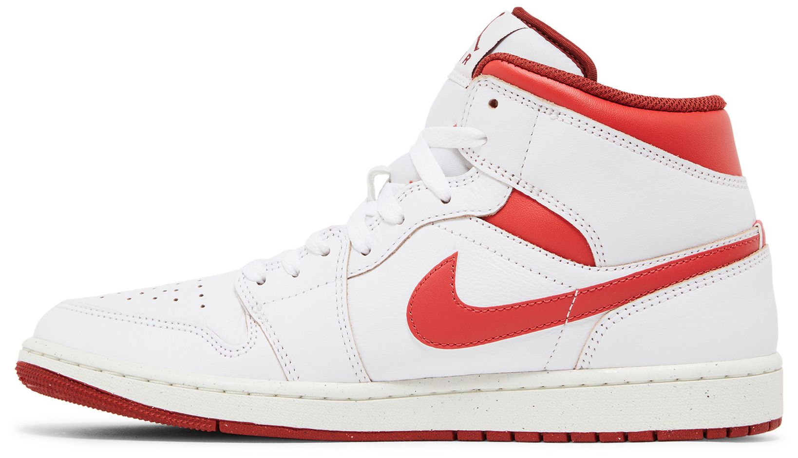 Buy Air Jordan 1 Mid SE 'White Dune Red' - FJ3458 160 | GOAT