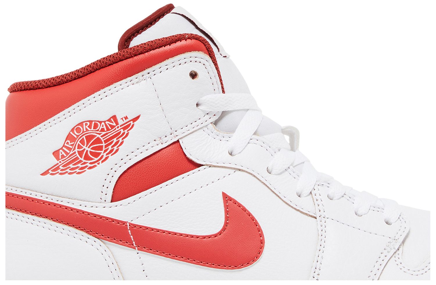 Buy Air Jordan 1 Mid SE 'White Dune Red' - FJ3458 160 | GOAT