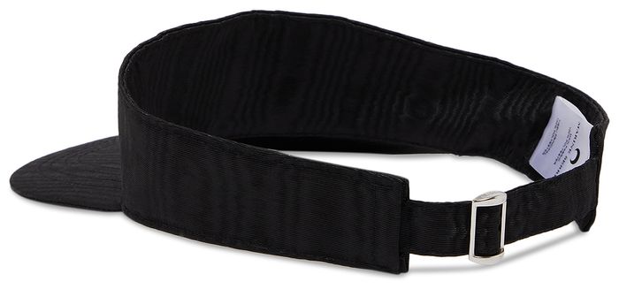Buy Marine Serre Regenerated Moire Visor 'Black' - UHG037 | GOAT