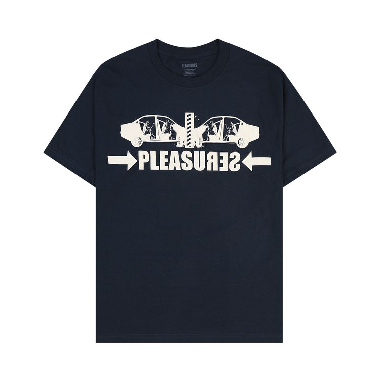 Buy Pleasures Crash T-Shirt 'Navy' - P24SP049 NAVY | GOAT AU