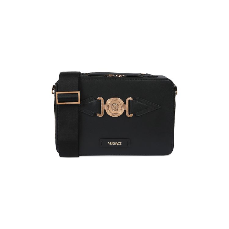 Buy Versace Medusa Biggie Messenger Bag 'Black/Gold' - 1006005 1A03190 ...