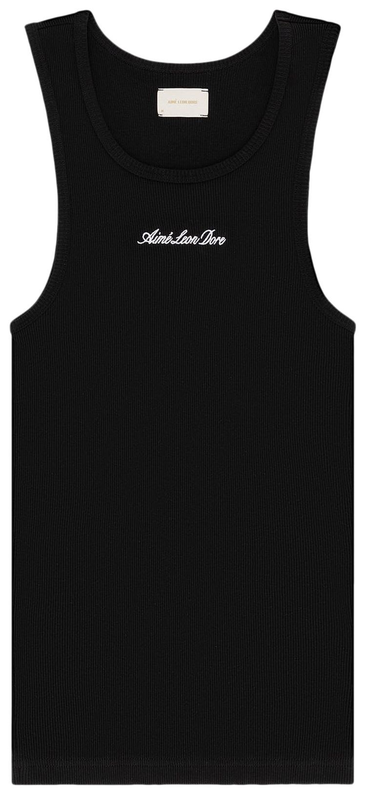 Buy Aimé Leon Dore Embroidered Logo Tank Top 'Jet Black' - SS24CT037 ...