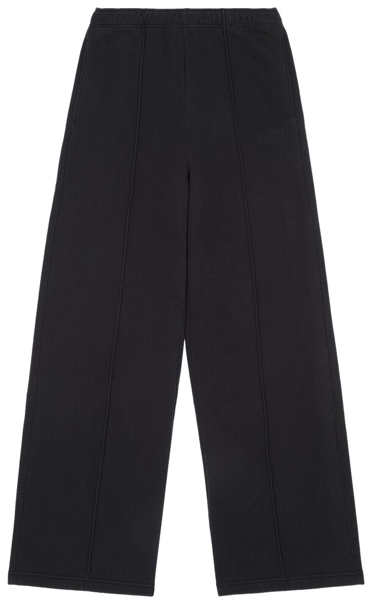 Buy MM6 Maison Margiela Wide Leg Track Pants 'Black' - S52KA0437 S25605 ...