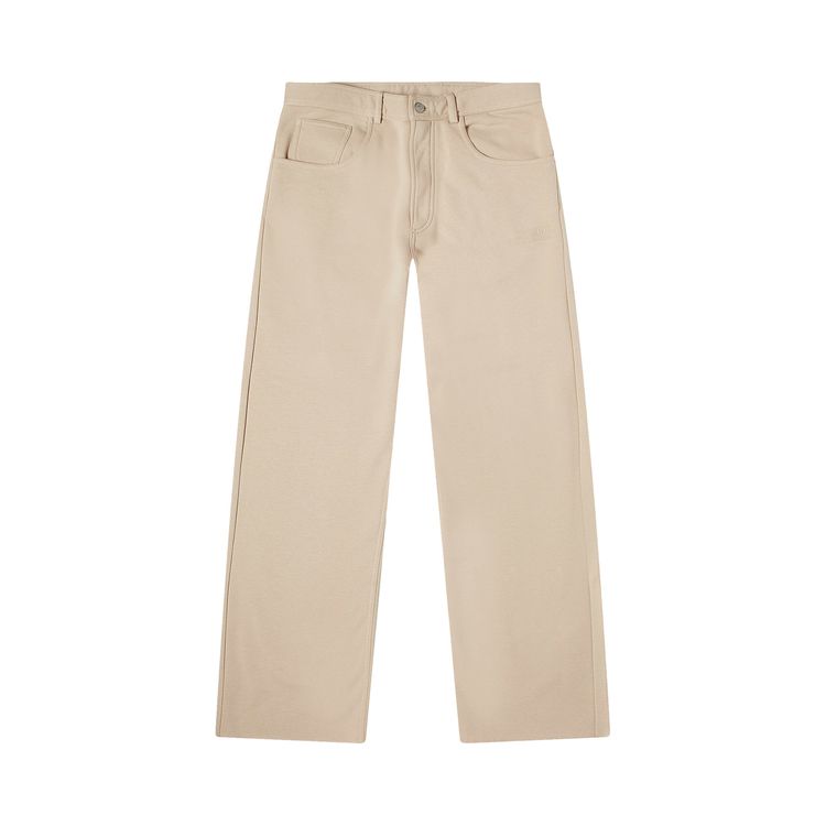 Buy MM6 Maison Margiela Numbers Wide Leg Trousers 'Beige' - S62LB0151 ...