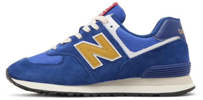 Buy New Balance 574 'Royal Blue Gold' - U574HBG | GOAT