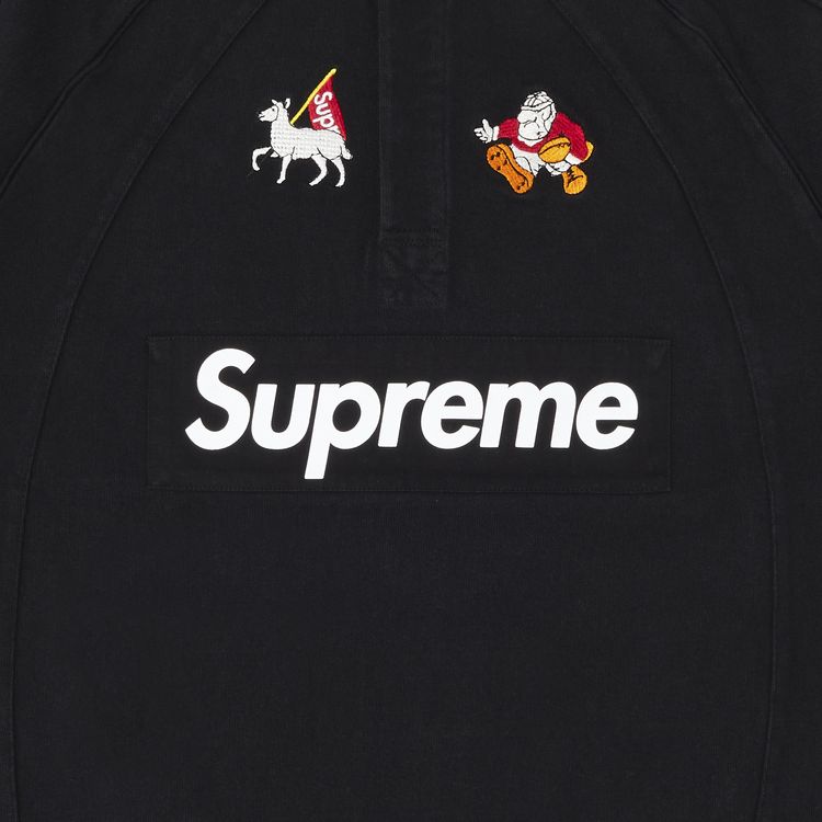 Buy Supreme Short-Sleeve Rugby 'Black' - SS24KN32 BLACK | GOAT