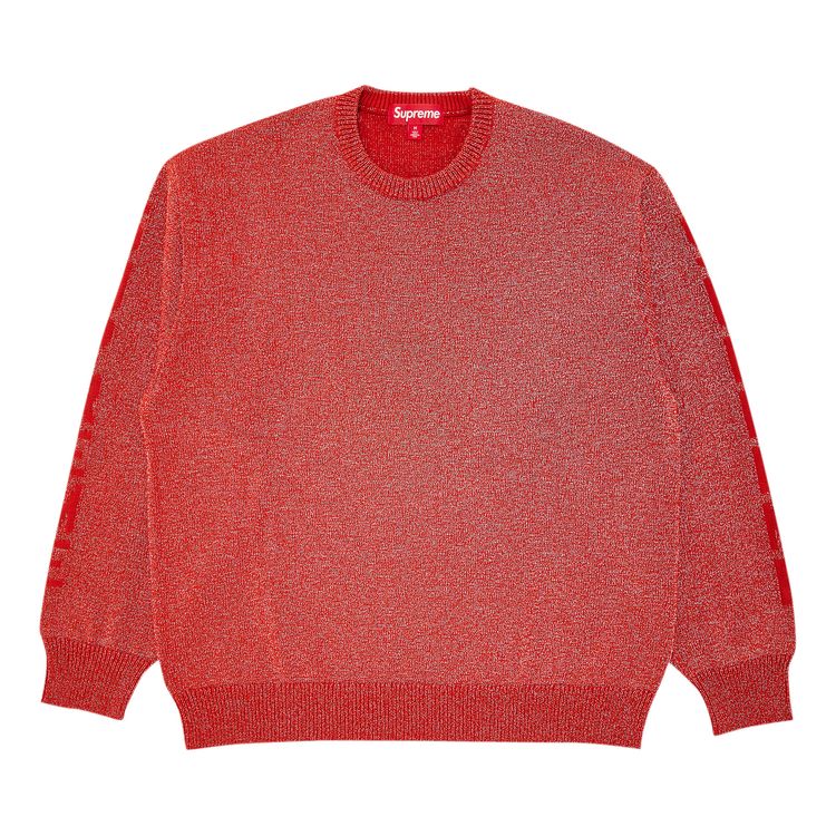 Buy Supreme Reflective Sweater 'Orange' - SS24SK18 ORANGE | GOAT