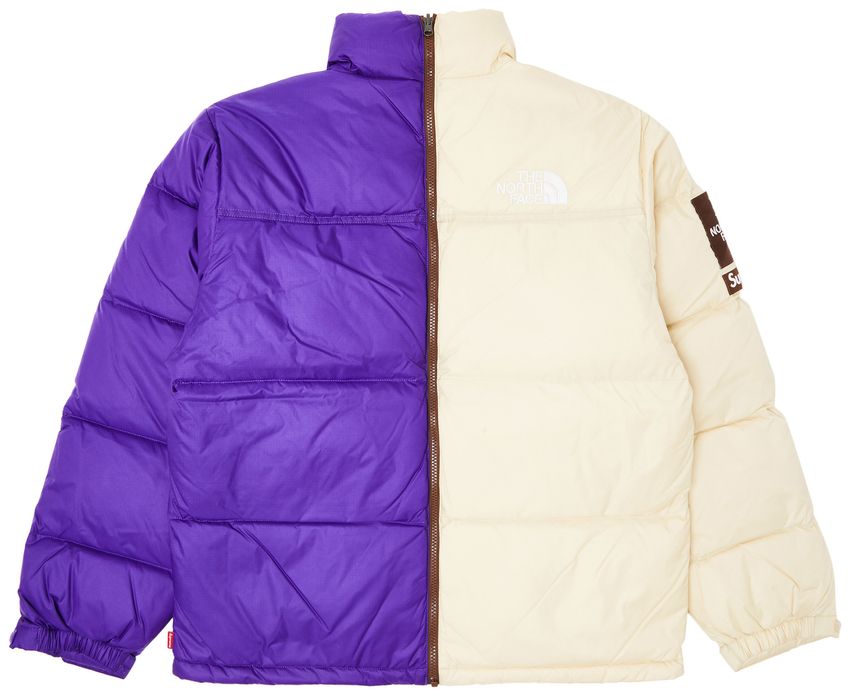 Buy Supreme x The North Face Split Nuptse Jacket 'Tan' - SS24J60 TAN | GOAT