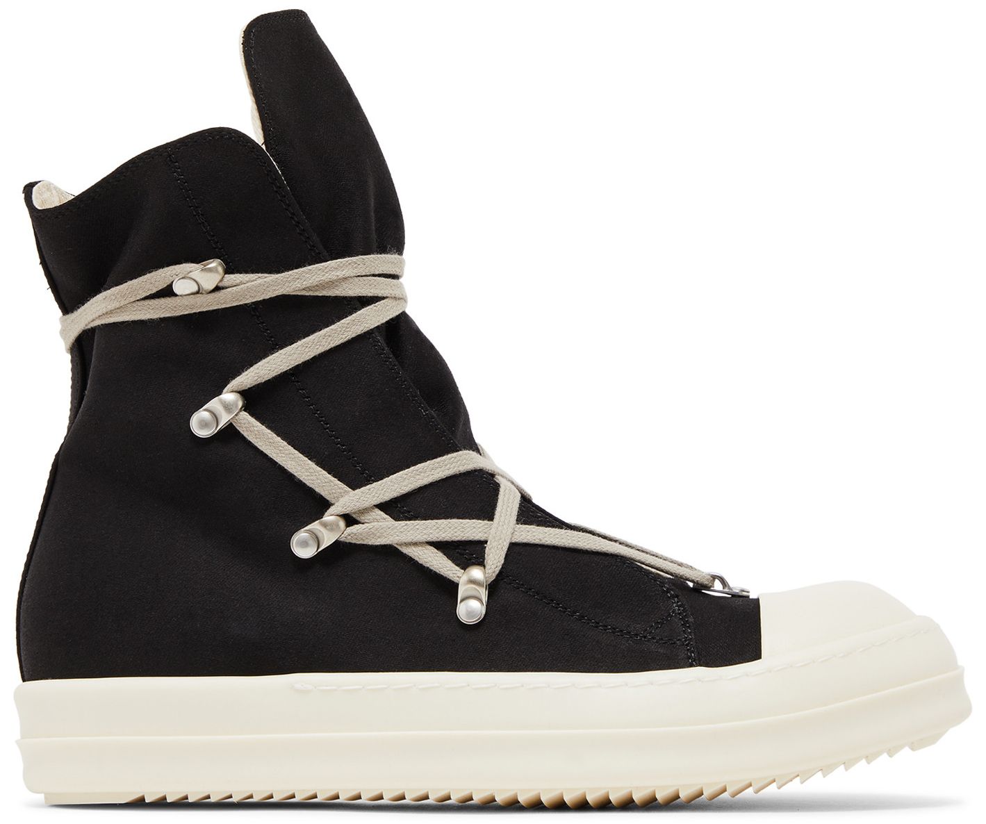 Buy Rick Owens Lido DRKSHDW Hexa High 'Black Milk' - DU01D1805 NDK 9811 ...