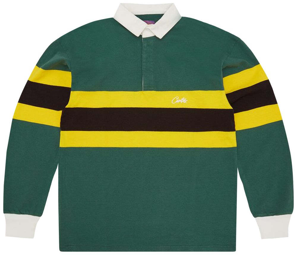Buy Corteiz Rugby Shirt 'Forest Green' - 7892 1SS2401001RS FORE | GOAT