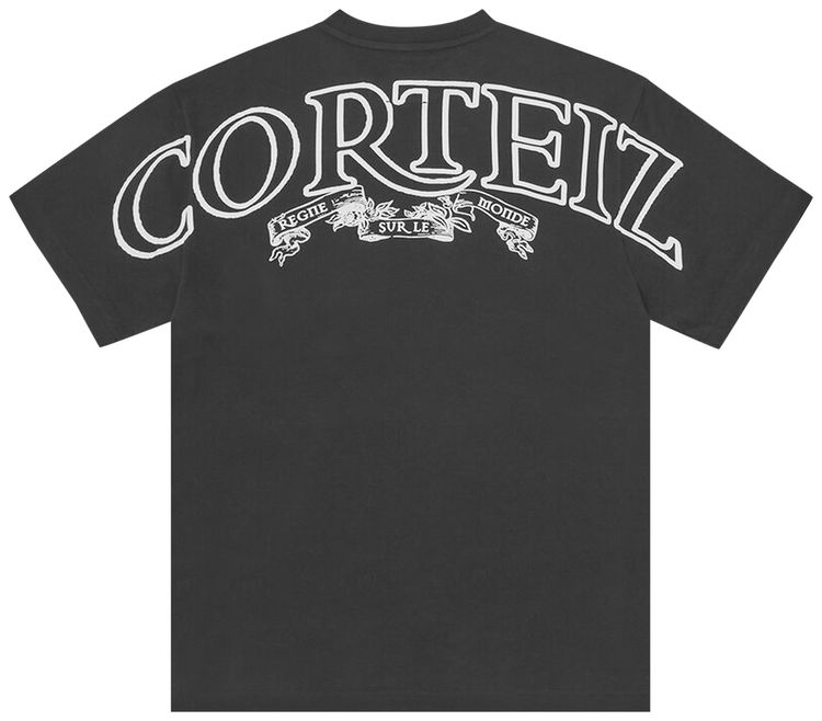 Buy Corteiz Royale Heavyweight Tee 'Black' - 7892 1SS240103RHT BLAC | GOAT