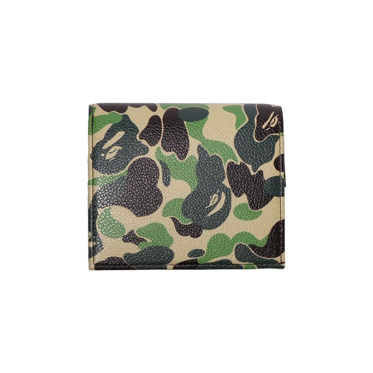 Buy BAPE ABC Camo Mini Wallet 'Green' - 1K30 190 011 GREEN | GOAT