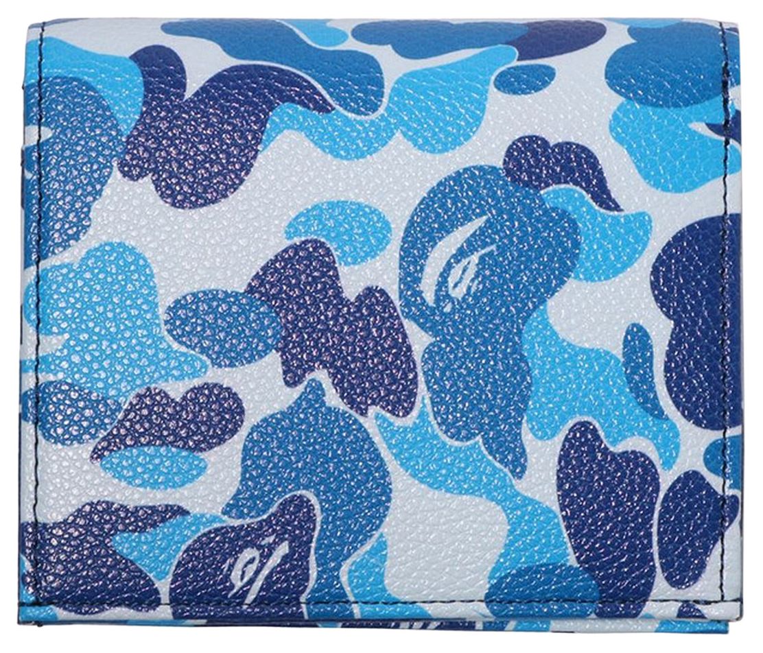 Buy BAPE ABC Camo Mini Wallet 'Blue' - 1K30 190 011 BLUE | GOAT