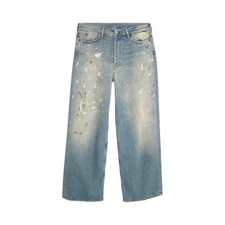Buy Acne Studios Loose Fit Jeans 'Light Blue' - B00339 GOAT LIGH | GOAT
