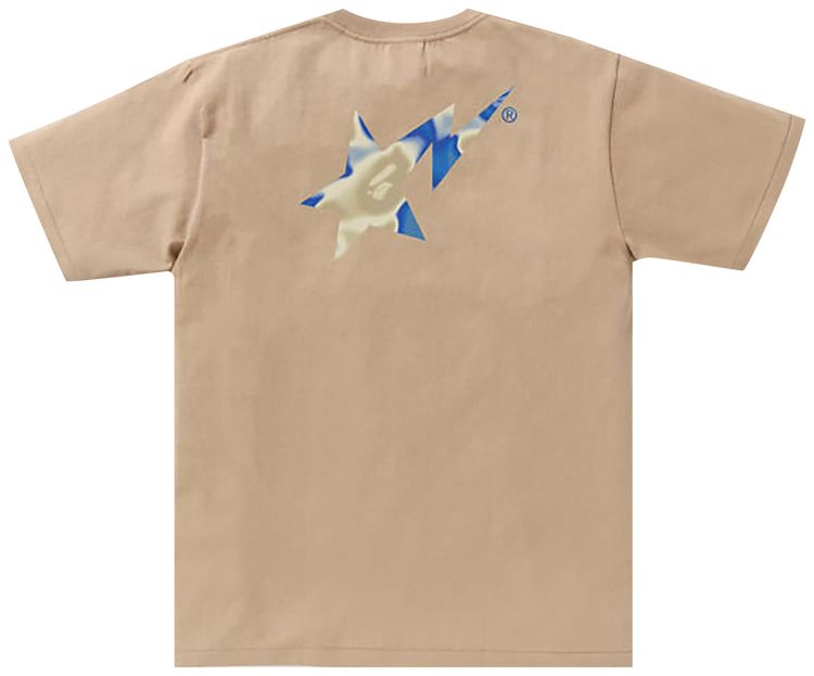 Buy BAPE Liquid Camo Bape Sta Logo Tee 'Beige' - 1K30 110 030 BEIGE ...