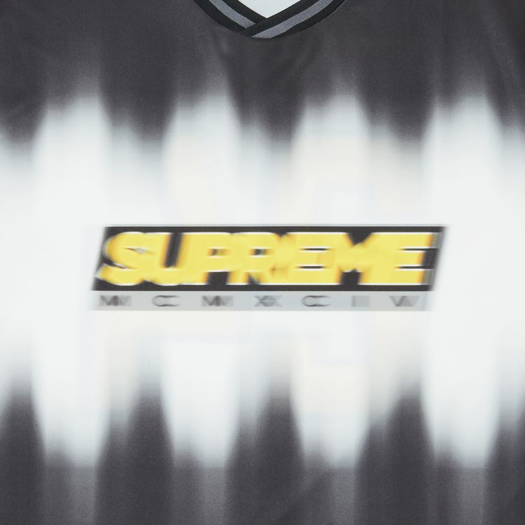 Buy Supreme Blur Soccer Jersey 'Black' - SS24KN45 BLACK | GOAT