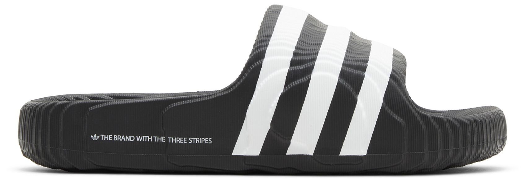 Buy Adilette 22 Slide 'Black White' - IF3670 | GOAT