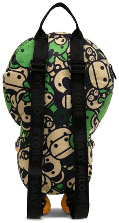 Buy BAPE Baby Milo Plush Backpack 'Green' - AK20 189 004 GREEN | GOAT