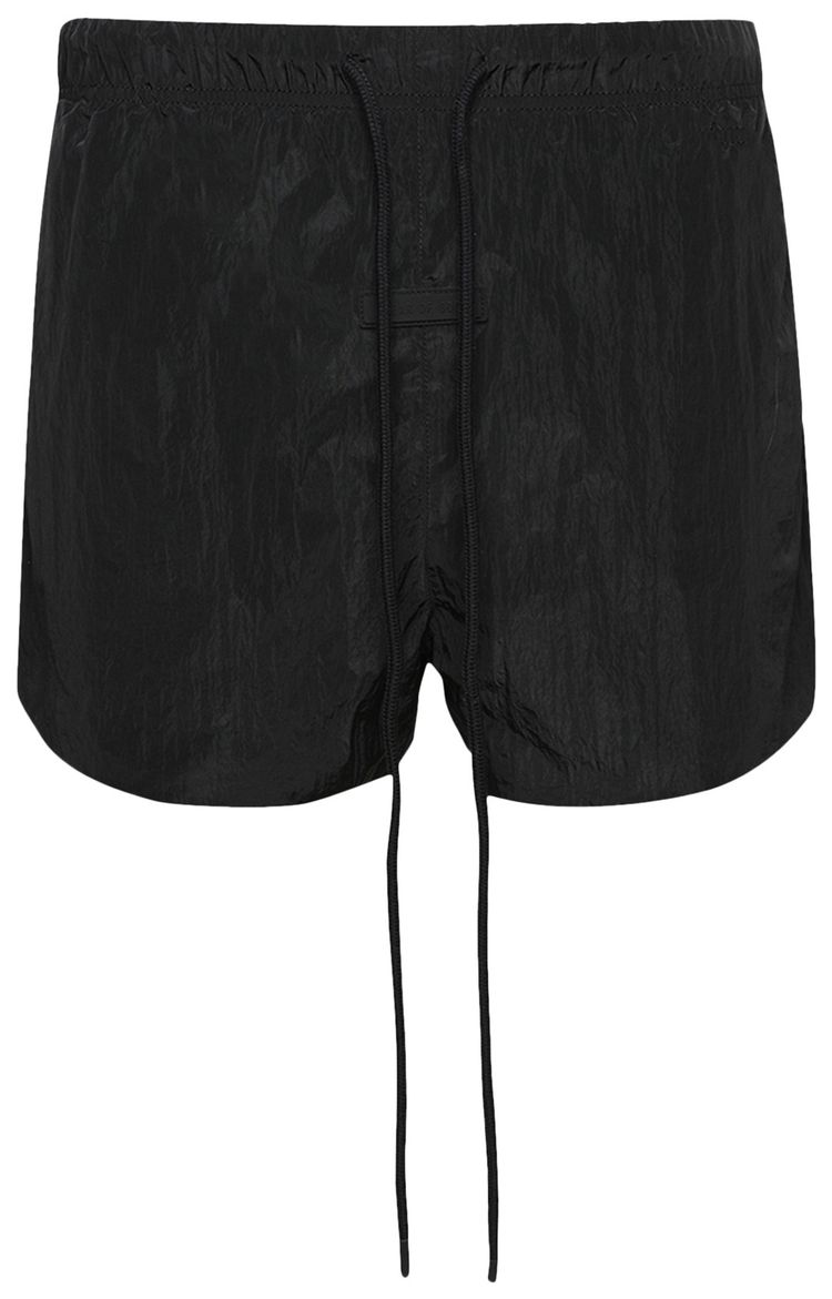 Buy Fear of God Essentials Running Short 'Jet Black' - 160SP244134F | GOAT