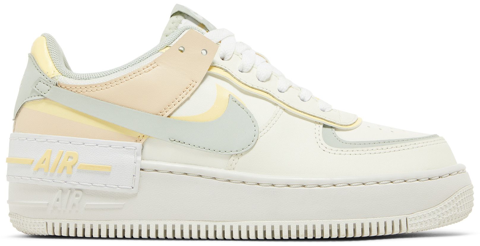 Buy Nike Wmns Air Force 1 Shadow 'Pearl White Citron Tint' - DR7883 101 ...