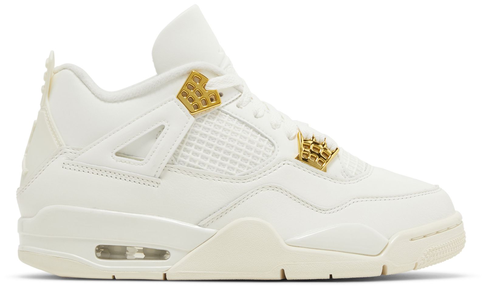 Buy Wmns Air Jordan 4 Retro 'Metallic Gold' - AQ9129 170 | GOAT