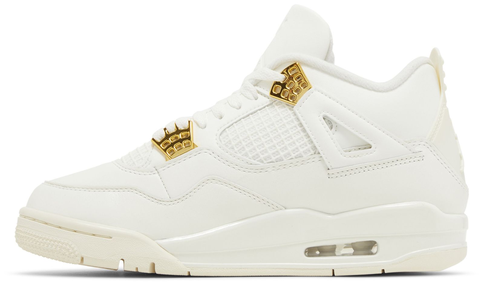 Buy Wmns Air Jordan 4 Retro 'Metallic Gold' - AQ9129 170 | GOAT