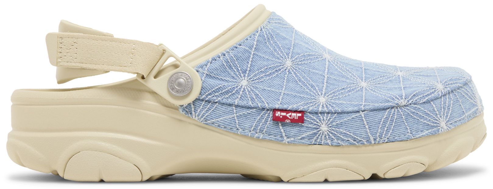 Buy Levi's x Crocs Classic All-Terrain Clog 'Sashiko - Bone Blue ...