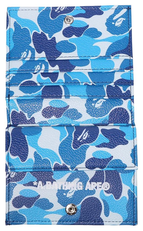 Buy BAPE ABC Camo Mini Wallet 'Blue' - 1K30 190 011 BLUE | GOAT