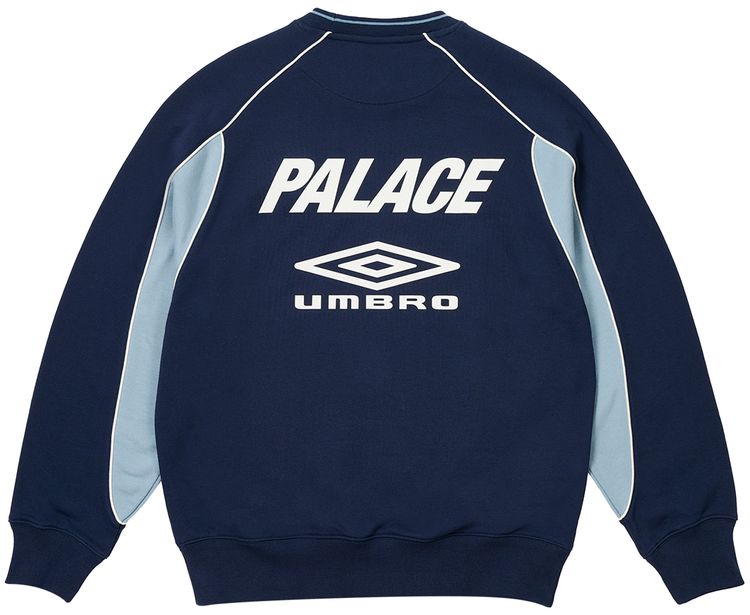 Buy Palace x Umbro Warm Up Crew 'Blue' - P26UMCS132 | GOAT