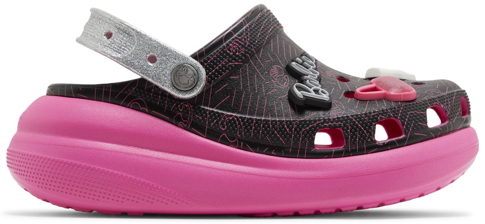 Buy Barbie x Crush Clog 'Black Pink' - 208819 001 | GOAT