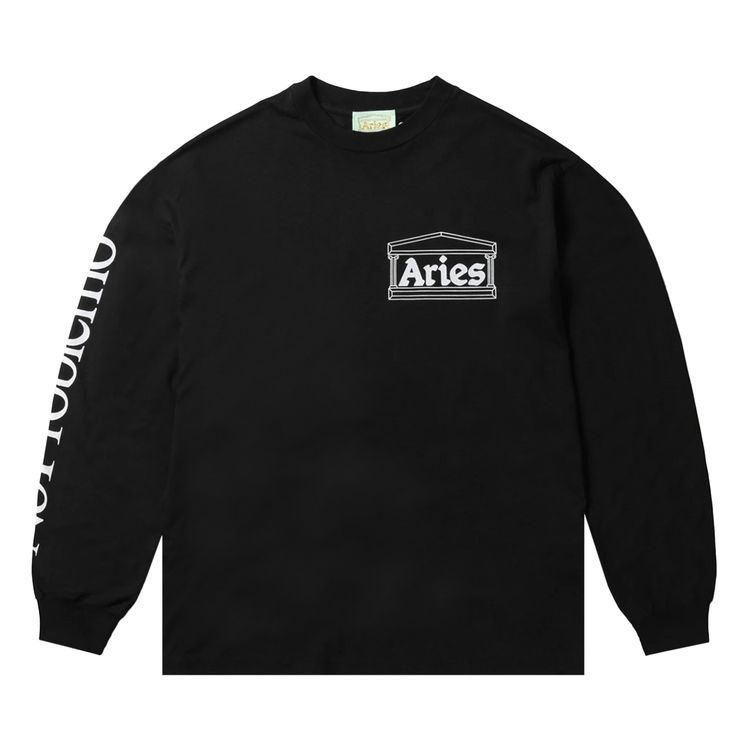 Buy Aries Rat Long-Sleeve Tee 'Black' - FUAR60023 BLAC | GOAT