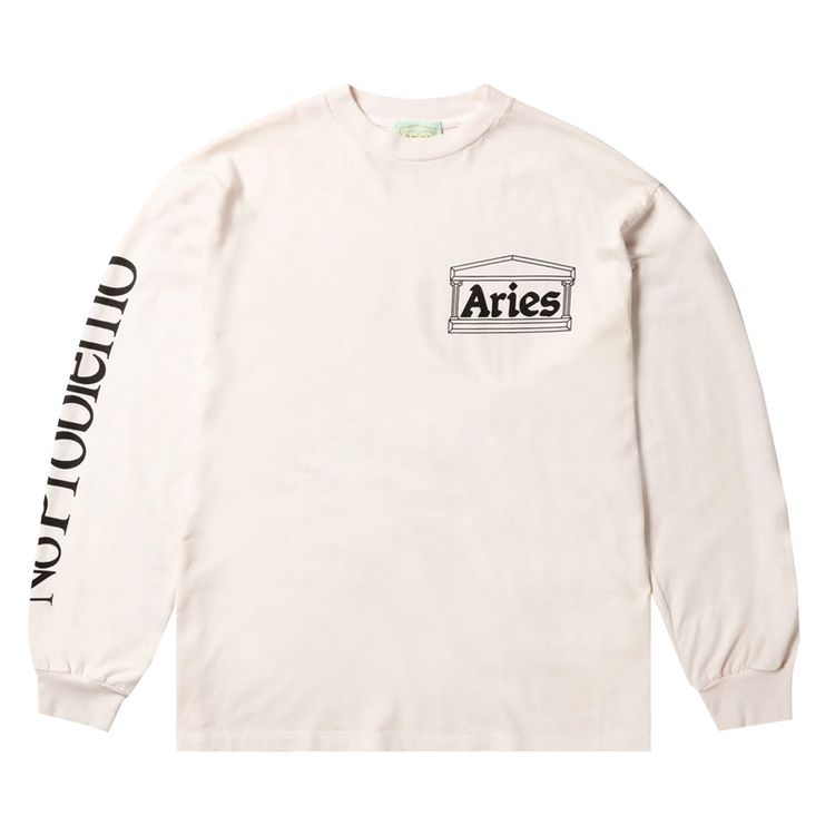 Buy Aries Rat Long-Sleeve Tee 'Pale Pink' - FUAR60023 PALE | GOAT