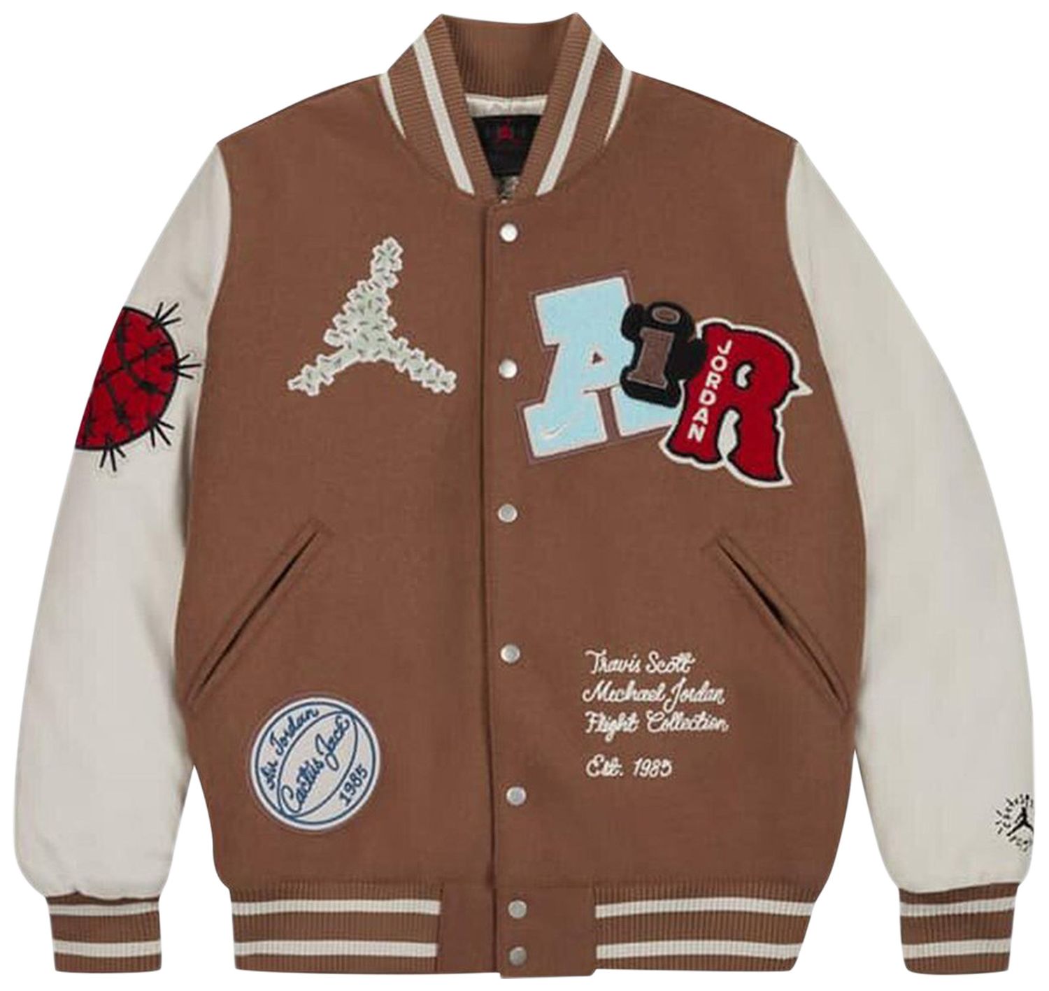 Buy Air Jordan x Travis Scott Varsity Jacket (Asia Sizing) 'Antique ...
