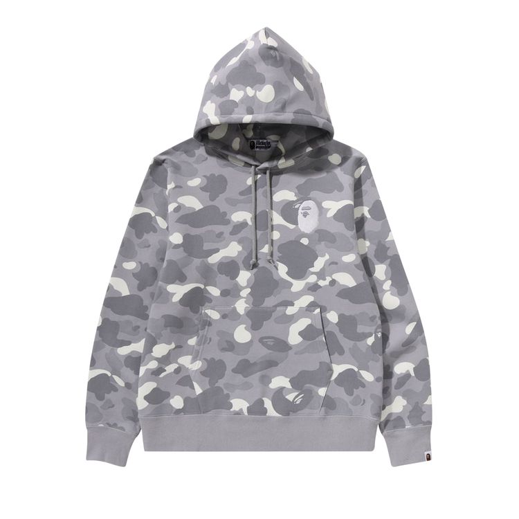 Buy BAPE City Camo Large Ape Head Pullover Hoodie 'Grey' - 1K30 114 007 ...