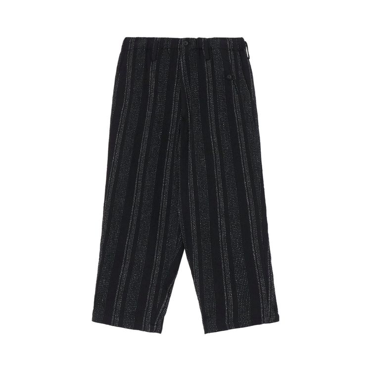Buy Yohji Yamamoto Pour Homme Z-Stripe Coin Pocket Pants 'Black' - HS ...